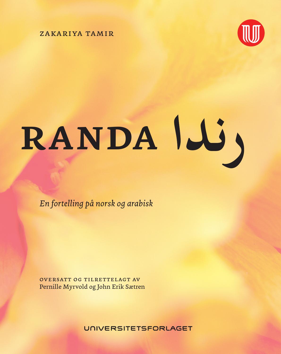 Randa by Universitetsforlaget - Issuu