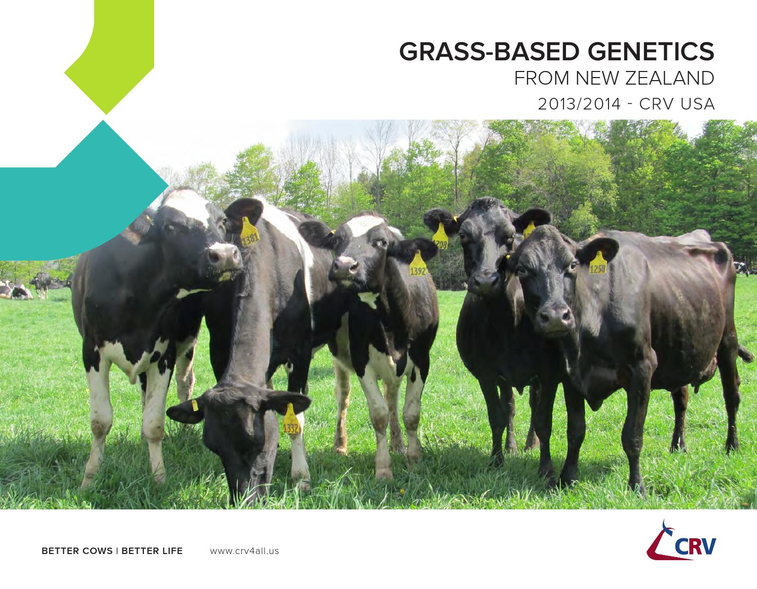 CRV Grass-Based Genetics Catalog by CRV USA - Issuu