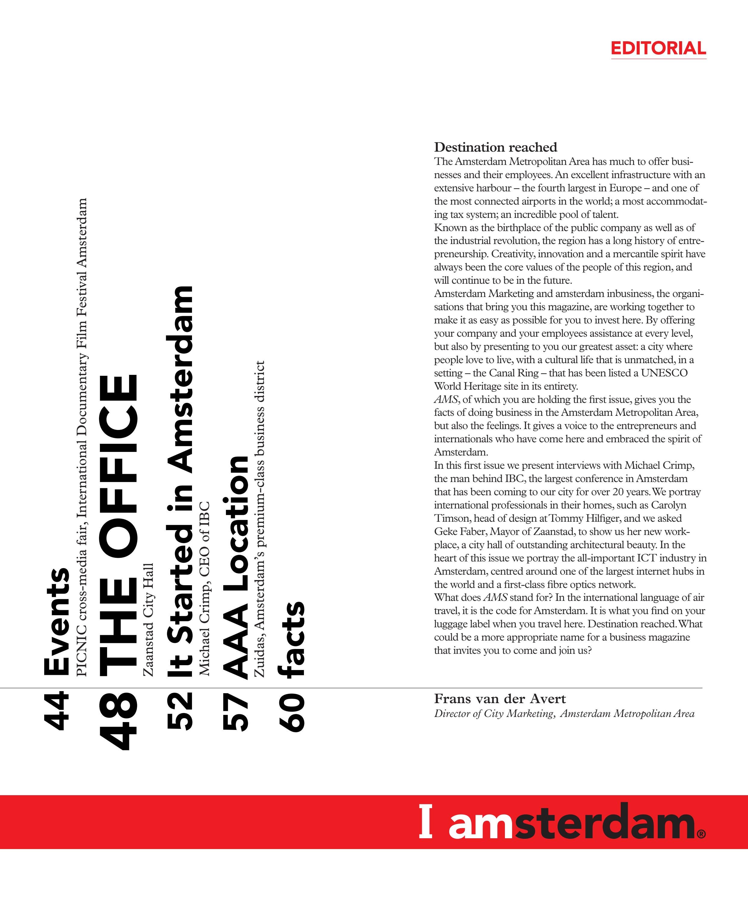 Ams 1 by amsterdam&partners - Issuu