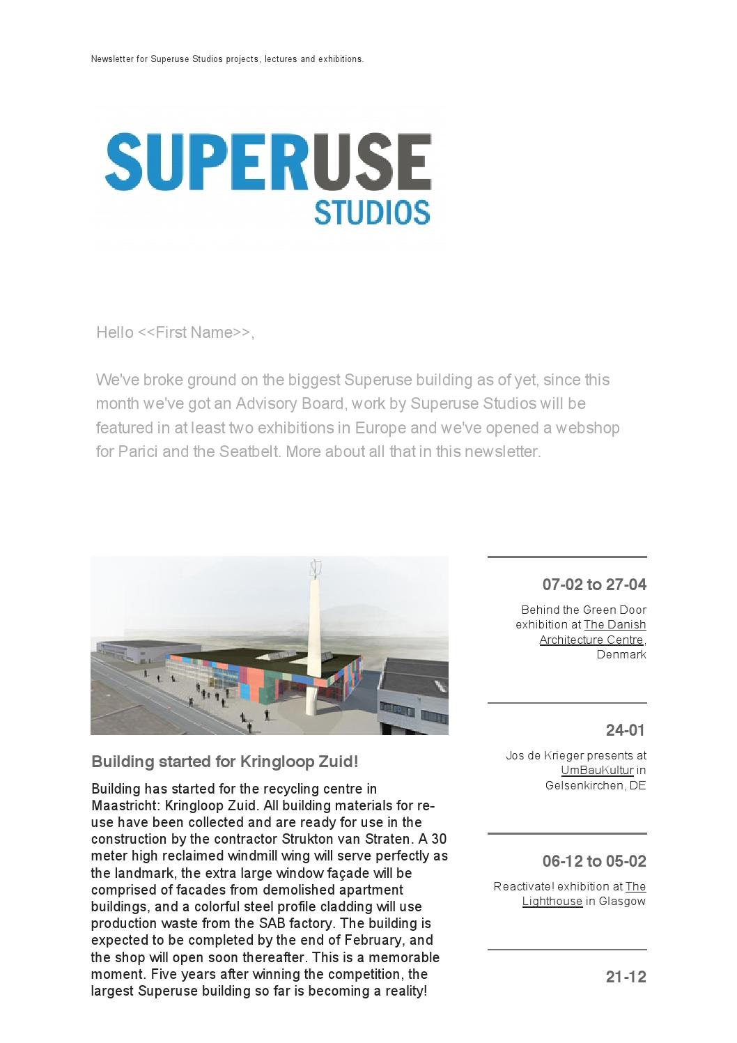 Newsletter November 2013 by Superuse Studios - Issuu