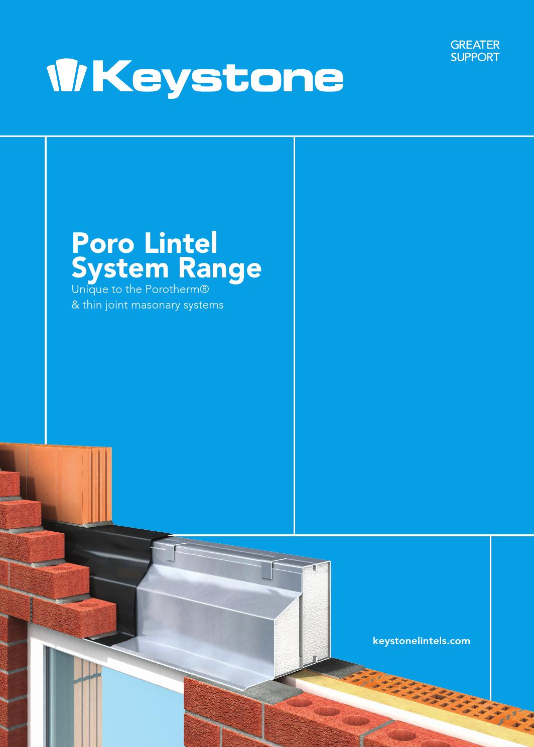 Keystone Lintels Brochure by Wienerberger AG - Issuu