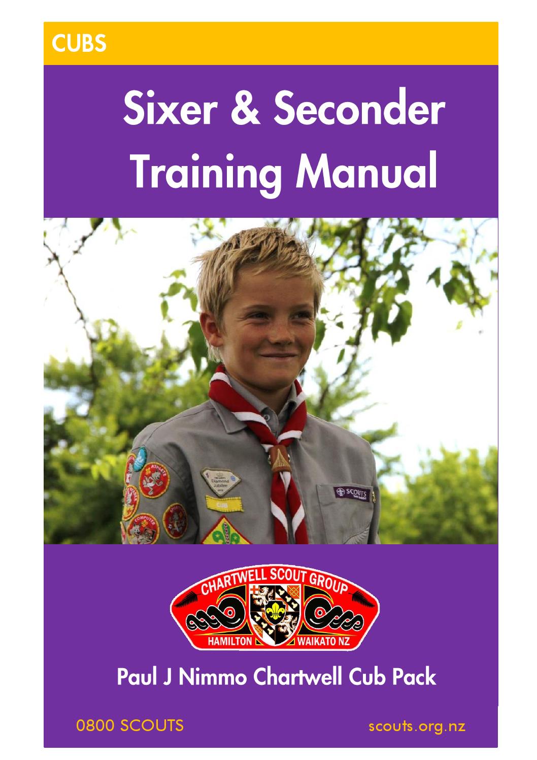 Sixer and Seconder Training Manual (NZ) by Paul Nimmo - Issuu