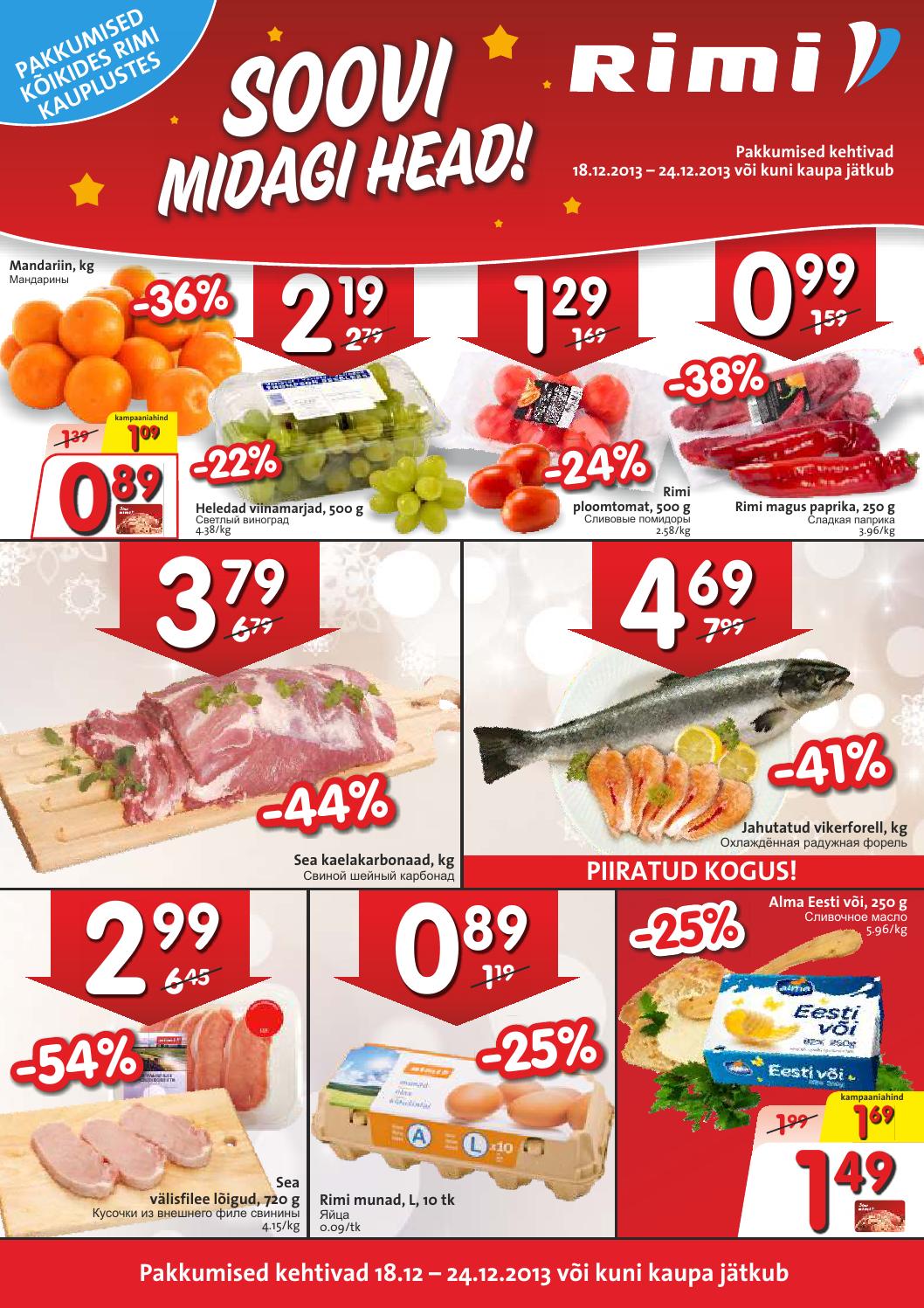 Rimi hüper- ja supermarketi kliendileht by Rimi - Issuu