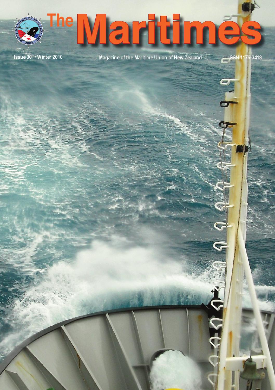 The Maritimes Winter 2010 by Maritime Union of New Zealand - Issuu
