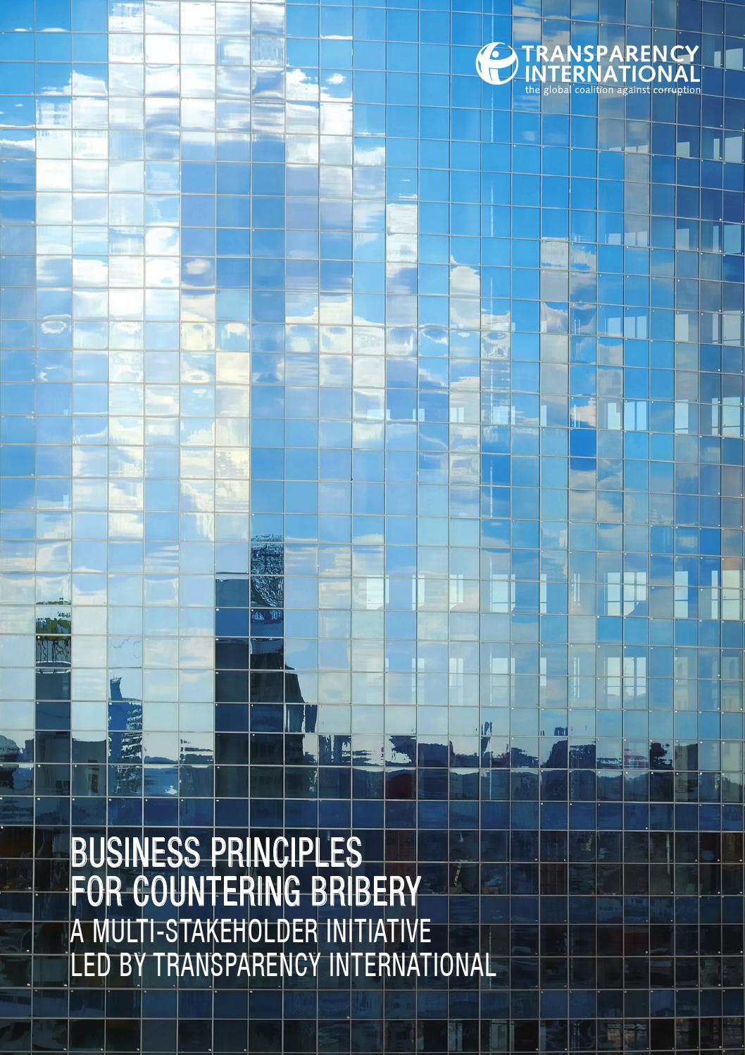 Business Principles for Countering Bribery by Transparency ...