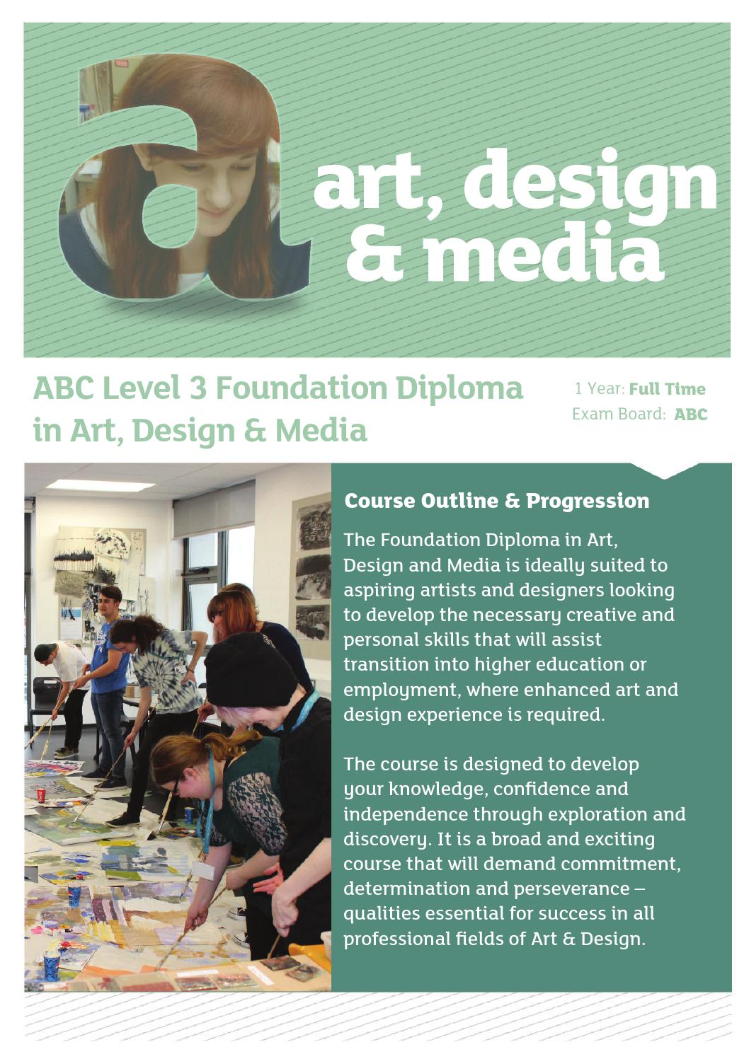 Abc diploma art, design & media by Schudio - Issuu