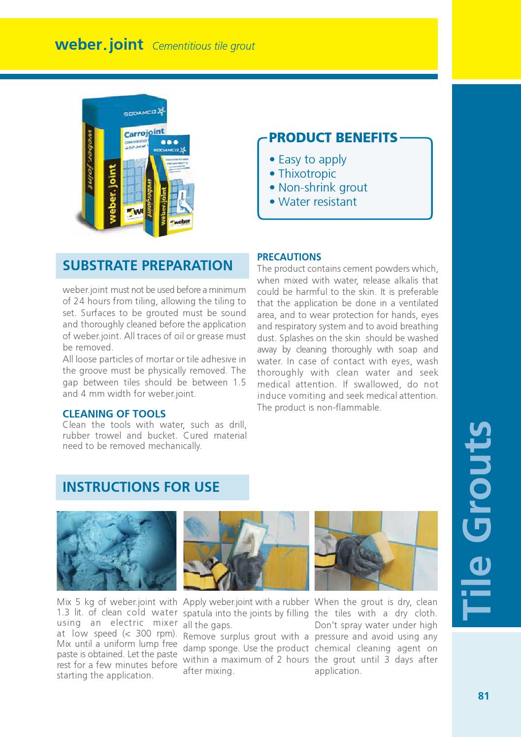 Sodamco tiling 2014 by Weber - Issuu