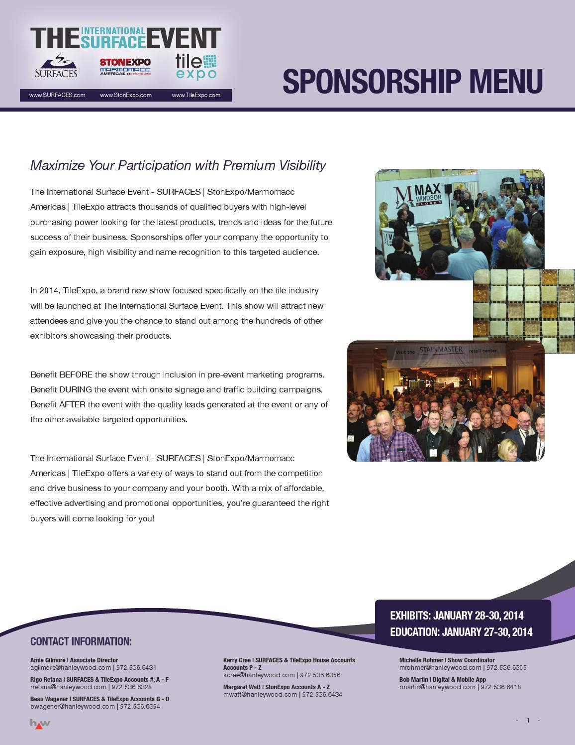 2014 Sponsorship Menu by Informa Architecture + Design Network - Issuu