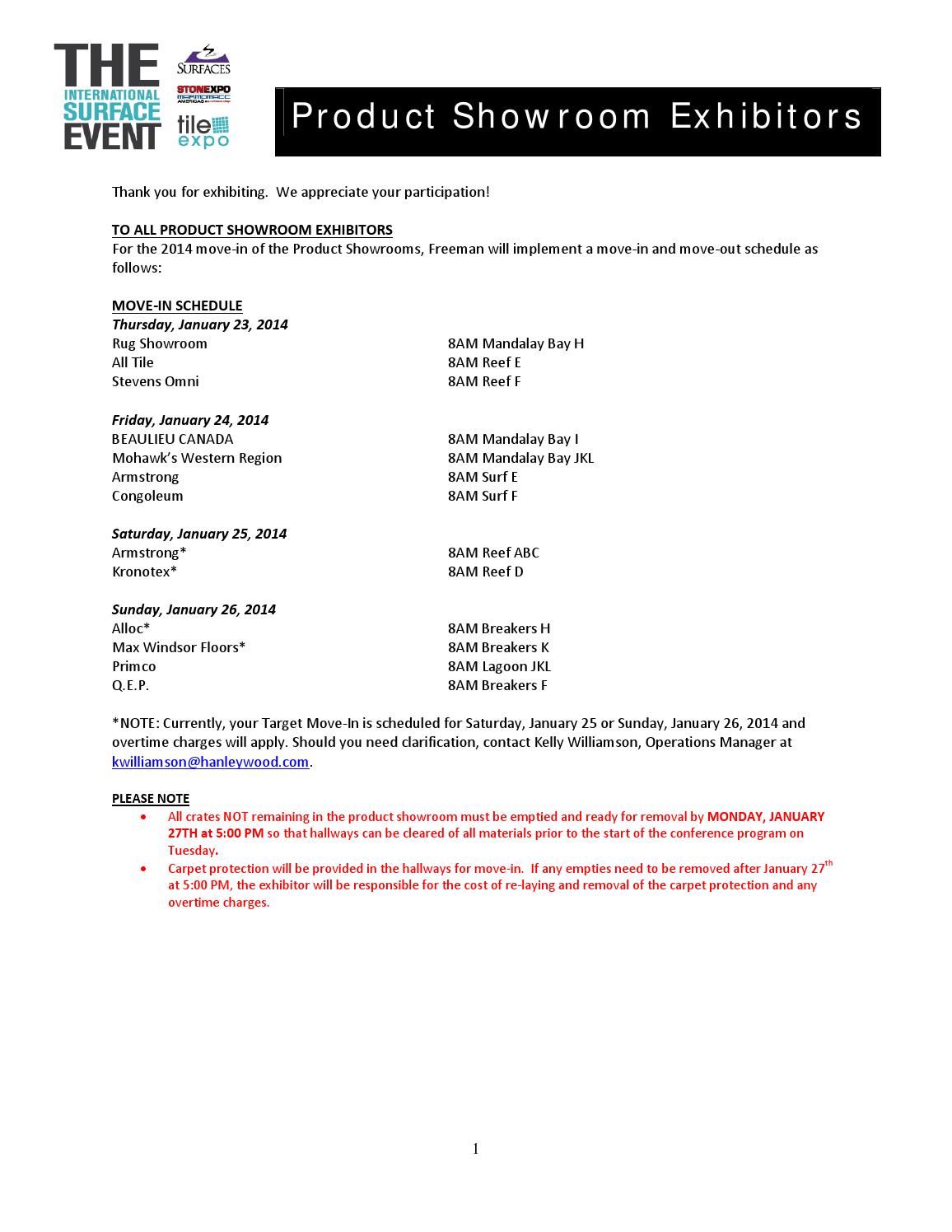 2014 Product Showroom Exhibitors by Informa Architecture + Design ...