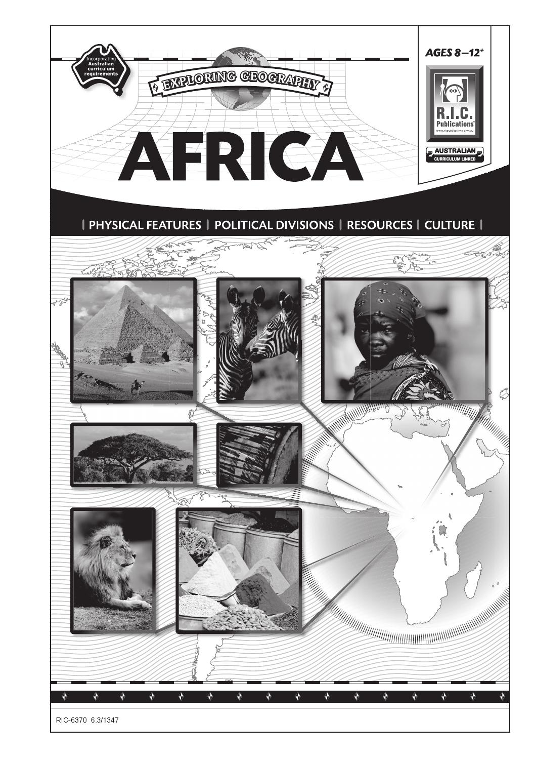 Beginning/Exploring Geography - Australian Curriculum Linked: Africa by ...