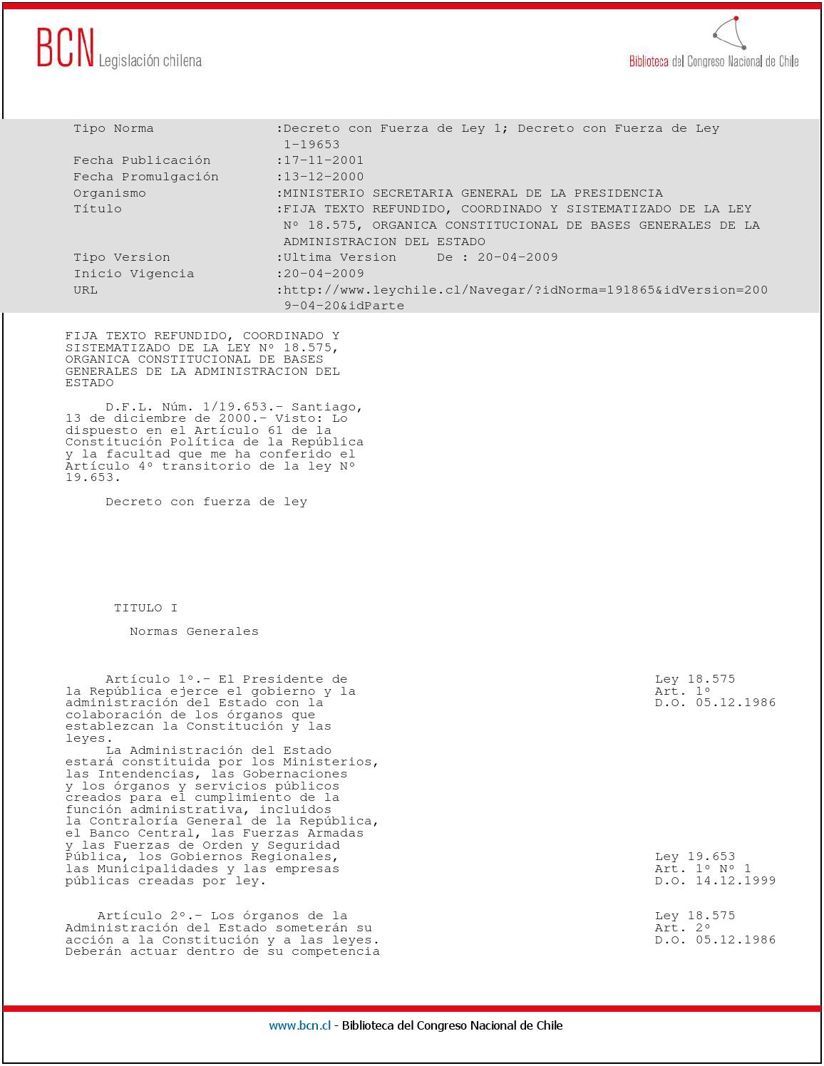 02-Ley 18.575, Organica Constitucional de Bases Generales de la ...
