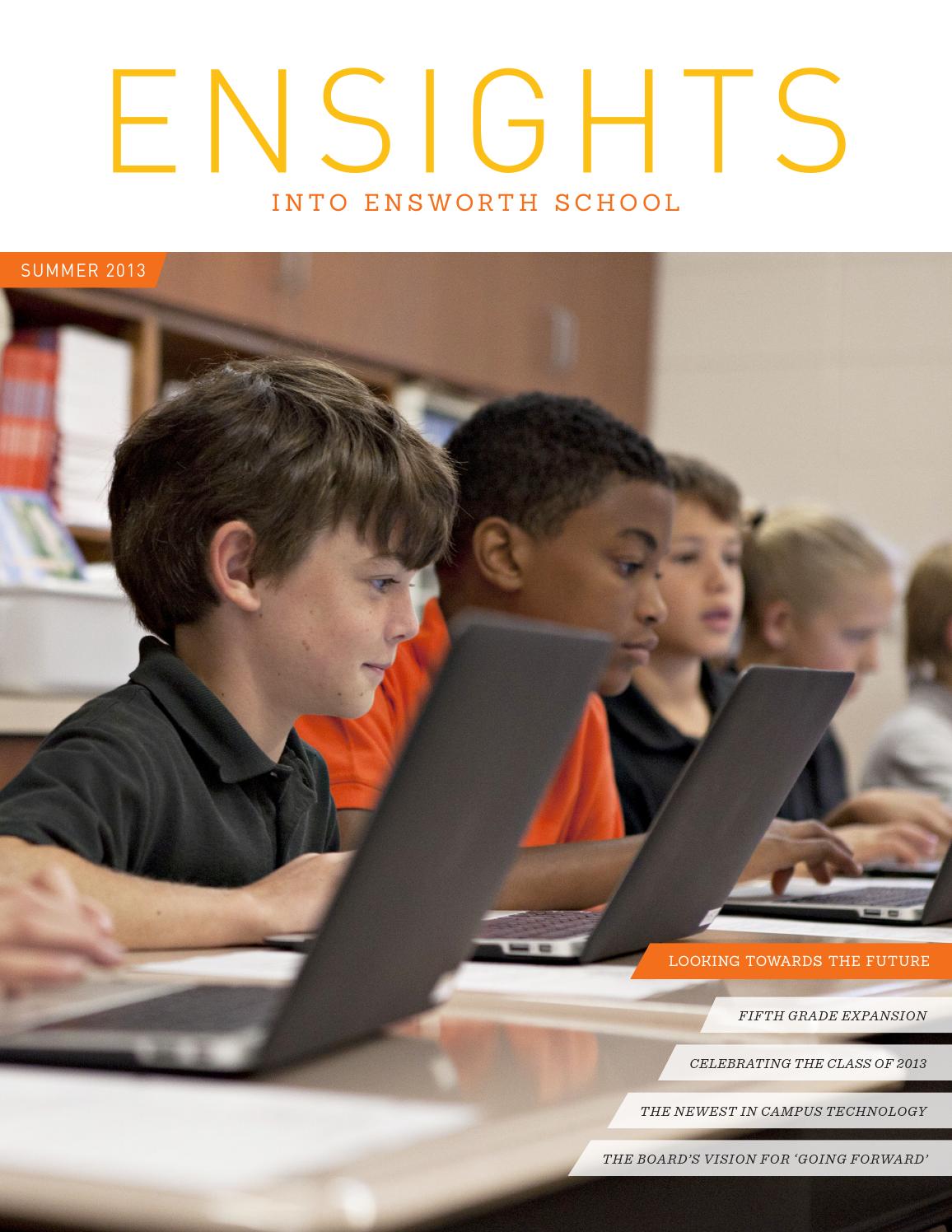 Ensights Summer 2013 by The Ensworth School - Issuu