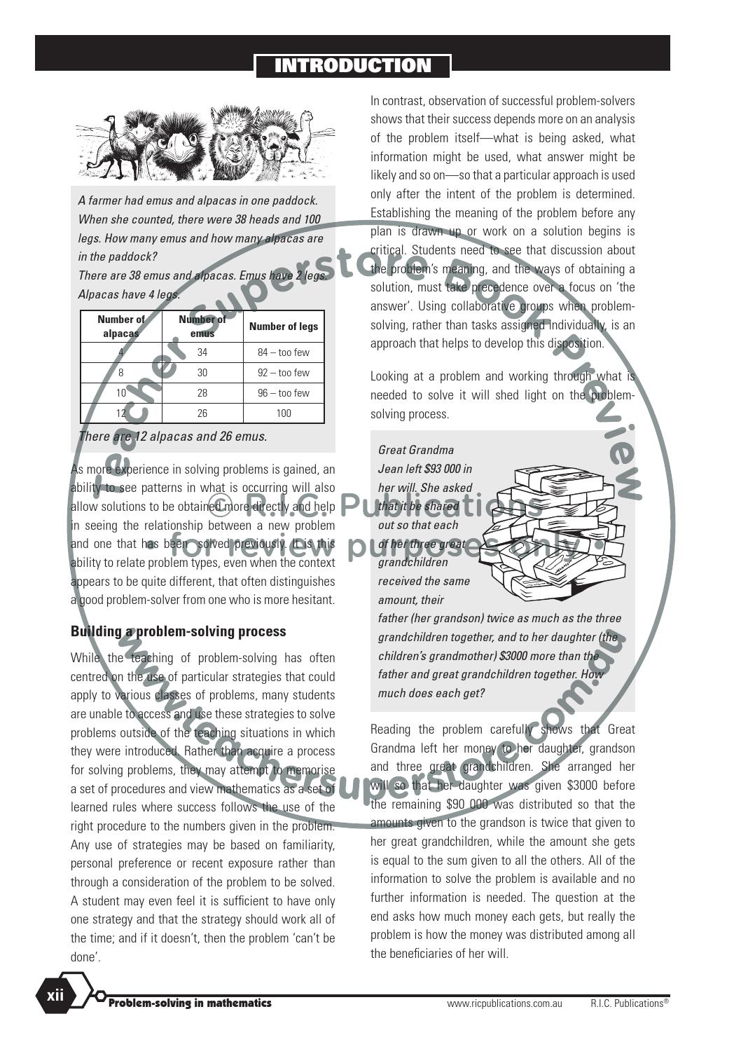 Primary Problem solving In Mathematics Book G Ages 11 By Teacher