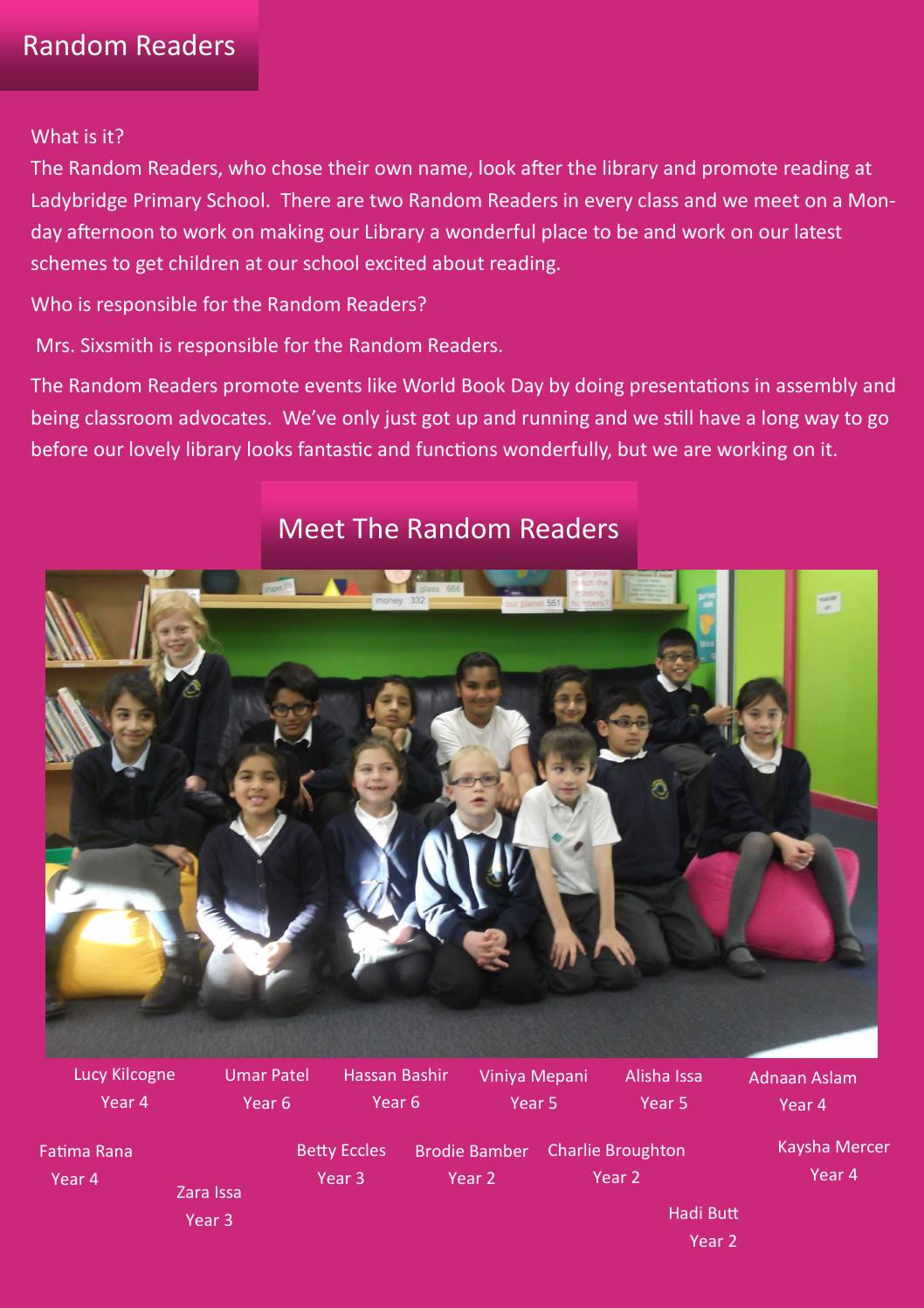 Random readers by Schudio - Issuu