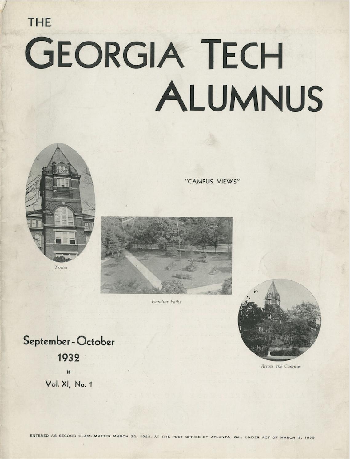 Georgia Tech Alumni Magazine Vol. 11, No. 01 1932 by Georgia Tech ...