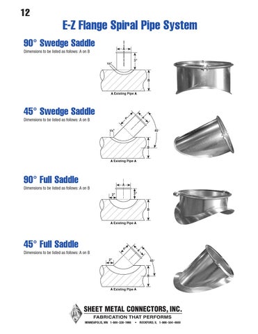 EZ Flange Spiral Pipe – ­ Sheet Metal Connectors by Gasman Design - Issuu