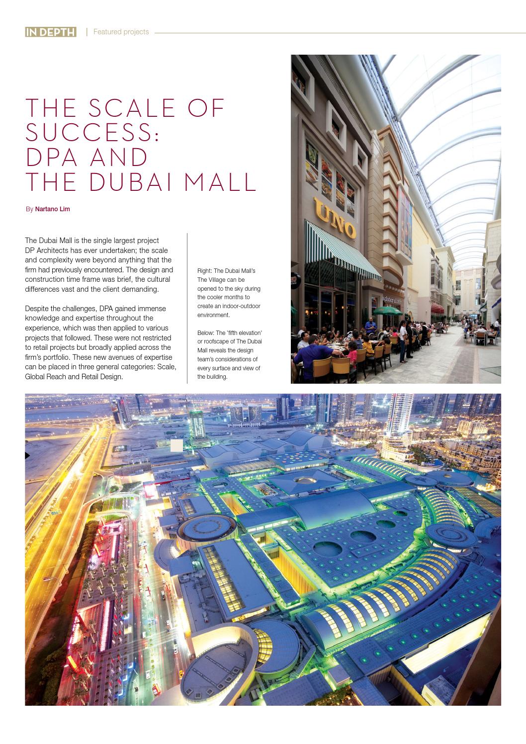 Design In Print 4.4 The Dubai Mall Issue 2013 by DPArchitects - Issuu