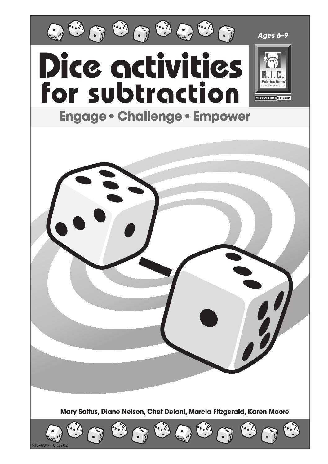 Dice Activities - For Subtraction by Teacher Superstore - Issuu