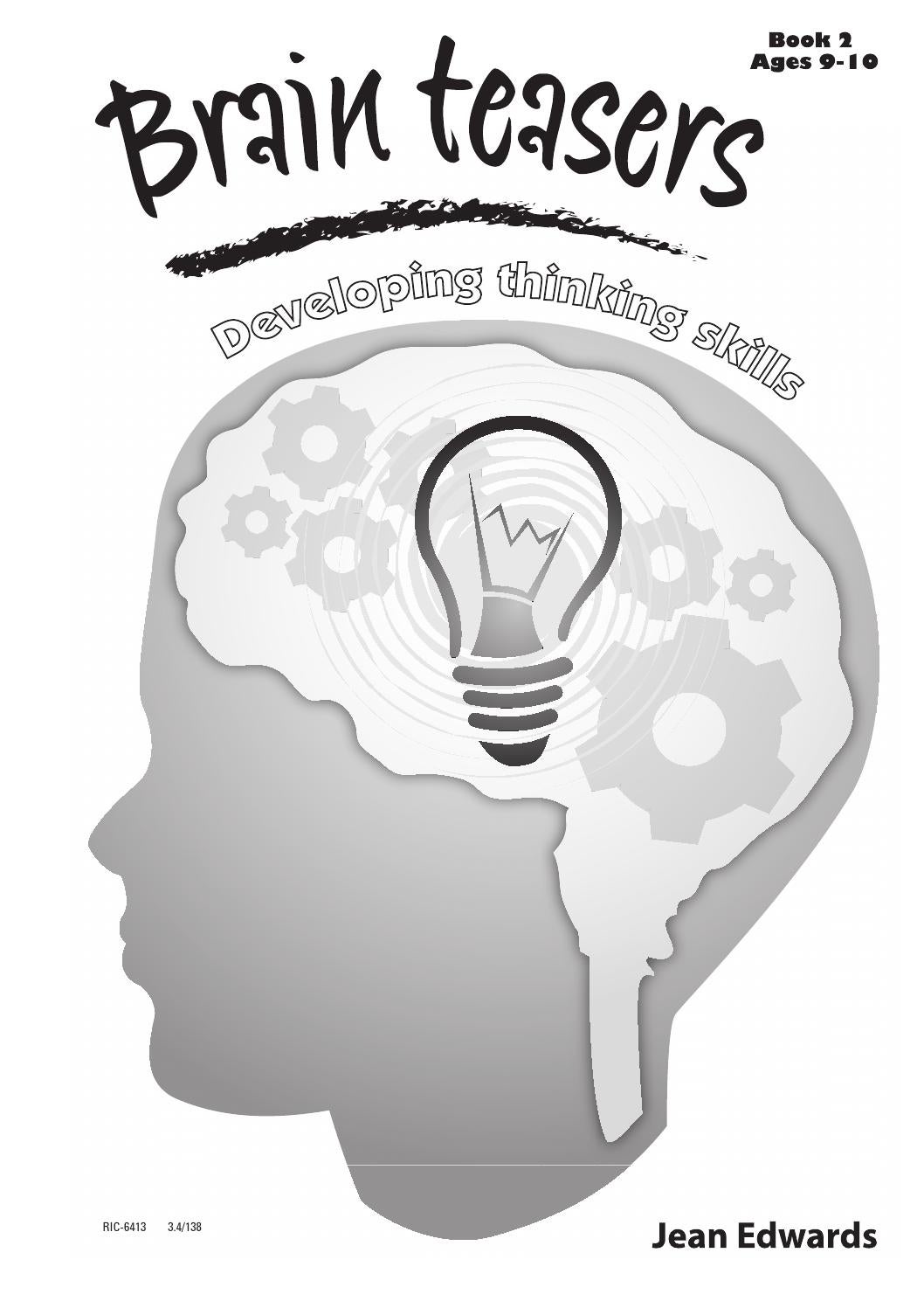 Brain Teasers Books For 10 Year Olds at Tammy Jackson blog