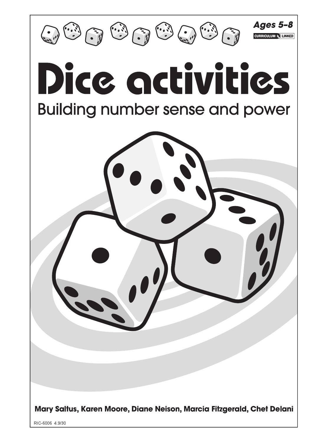 Dice Activities - Number Facts and Problem Solving: Building Number ...