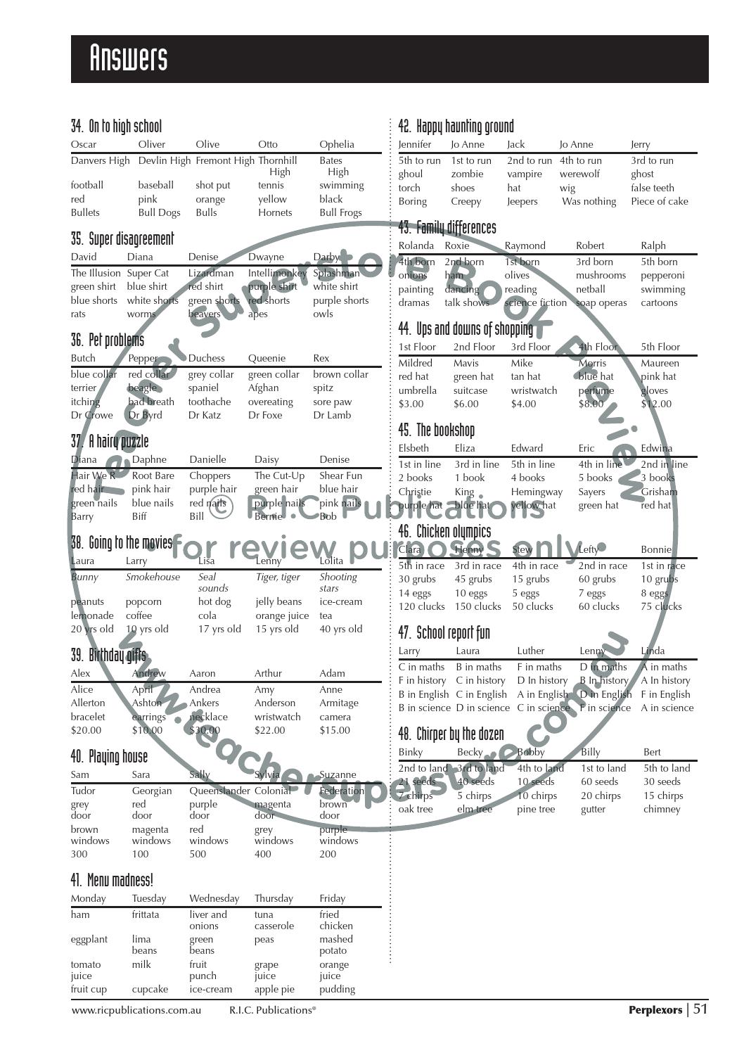 Perplexors: Ages 12-13 by Teacher Superstore - Issuu