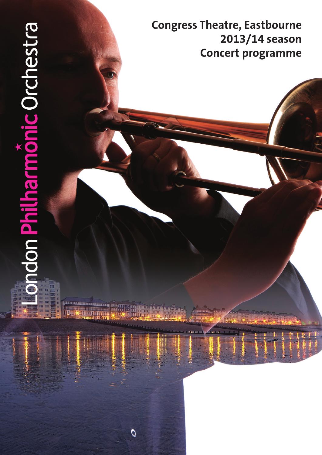 London Philharmonic Orchestra programme Eastbourne 12 Jan 2014 by ...