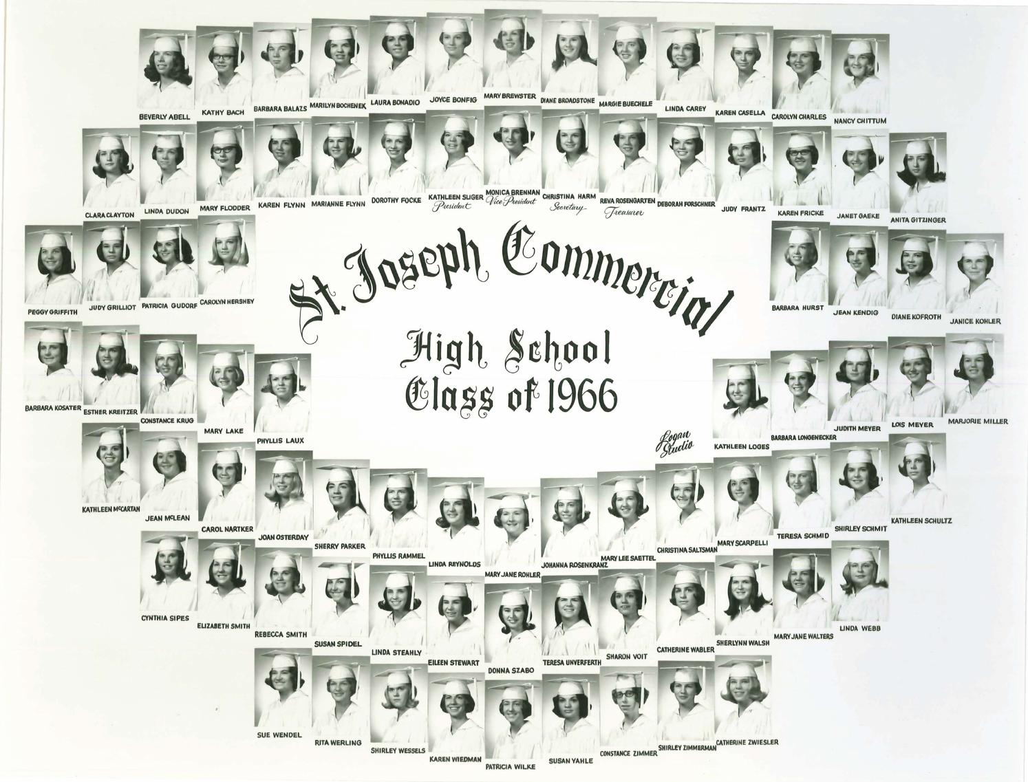 St. Joseph Commercial High School 1966 Senior Class Composite by ...