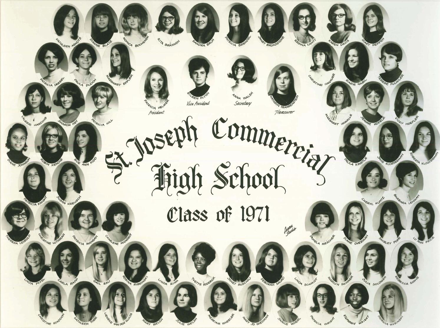 St. Joseph Commercial High School 1971 Senior Class Composite by ...