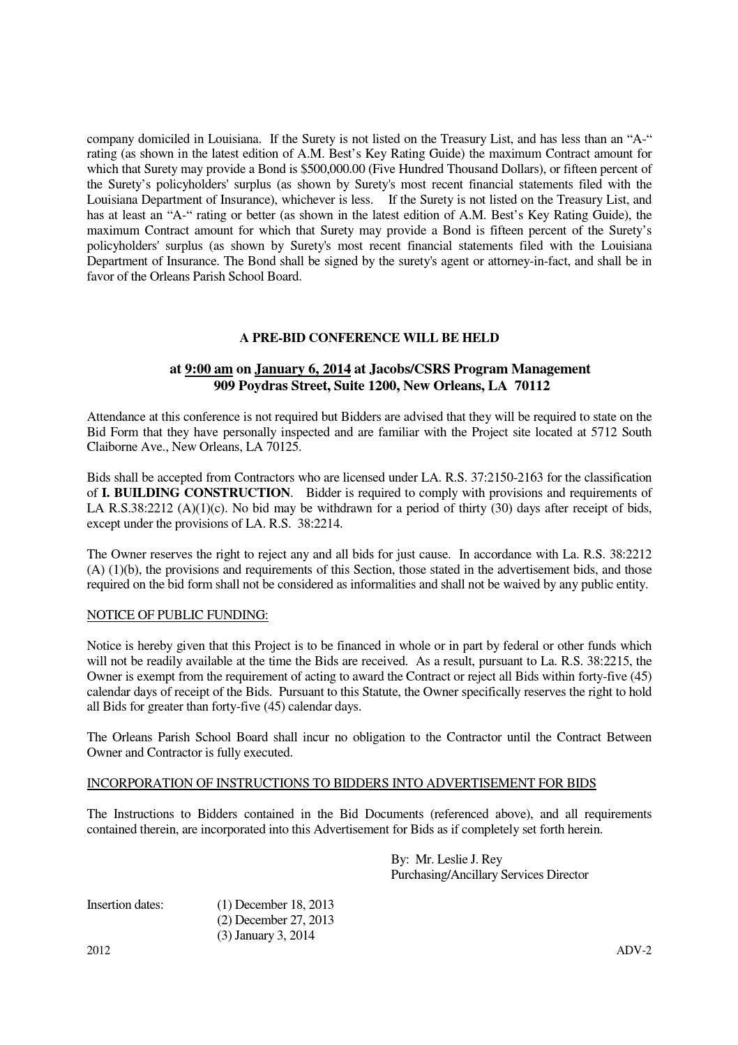 advertisement-for-bids-mcmain-stabilization by Peggy Abadie - Issuu