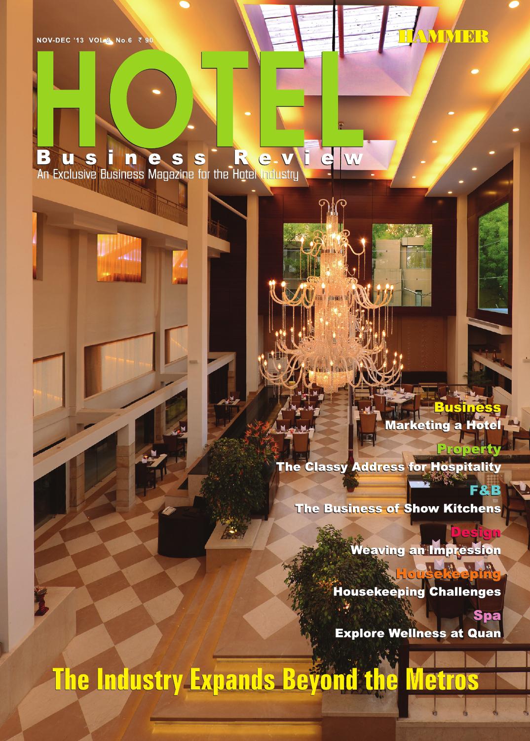 Hotel Business Review ( Nov-Dec 2013) The Business magazine for Hotel ...