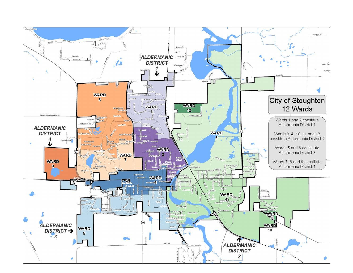 City of Stoughton Ward Map by City of Stoughton - Issuu