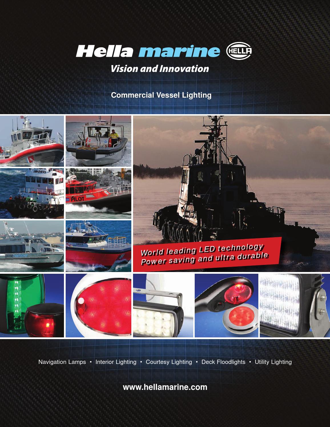 Hella marine Commercial Vessel Brochure - USA by Hella marine - Issuu