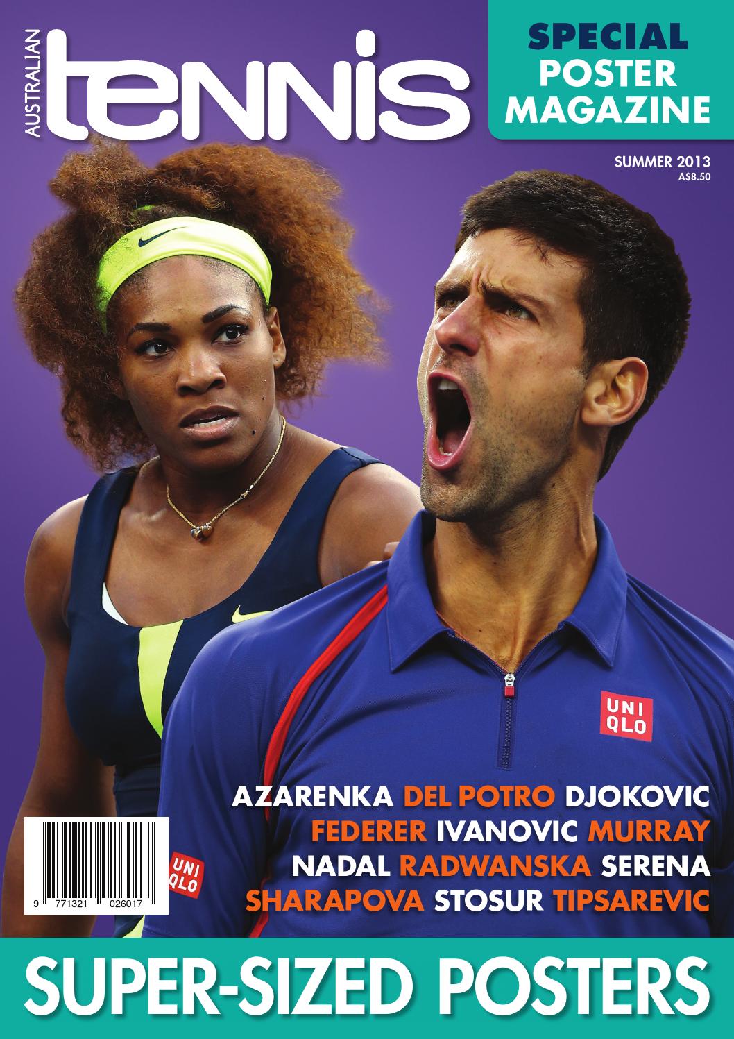 Australian Tennis Magazine - 2013 Poster Magazine by Tennis Australia ...