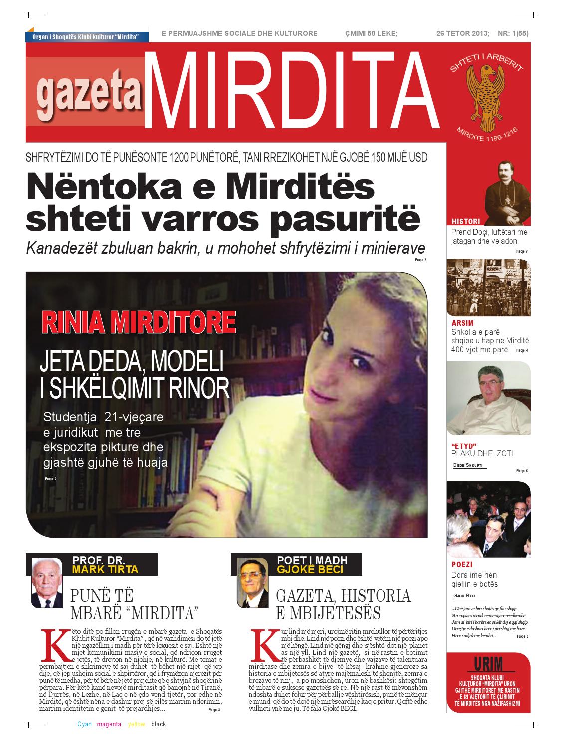 Gazeta mirdita nr 1 (komplet) by Vlash Leka - Issuu