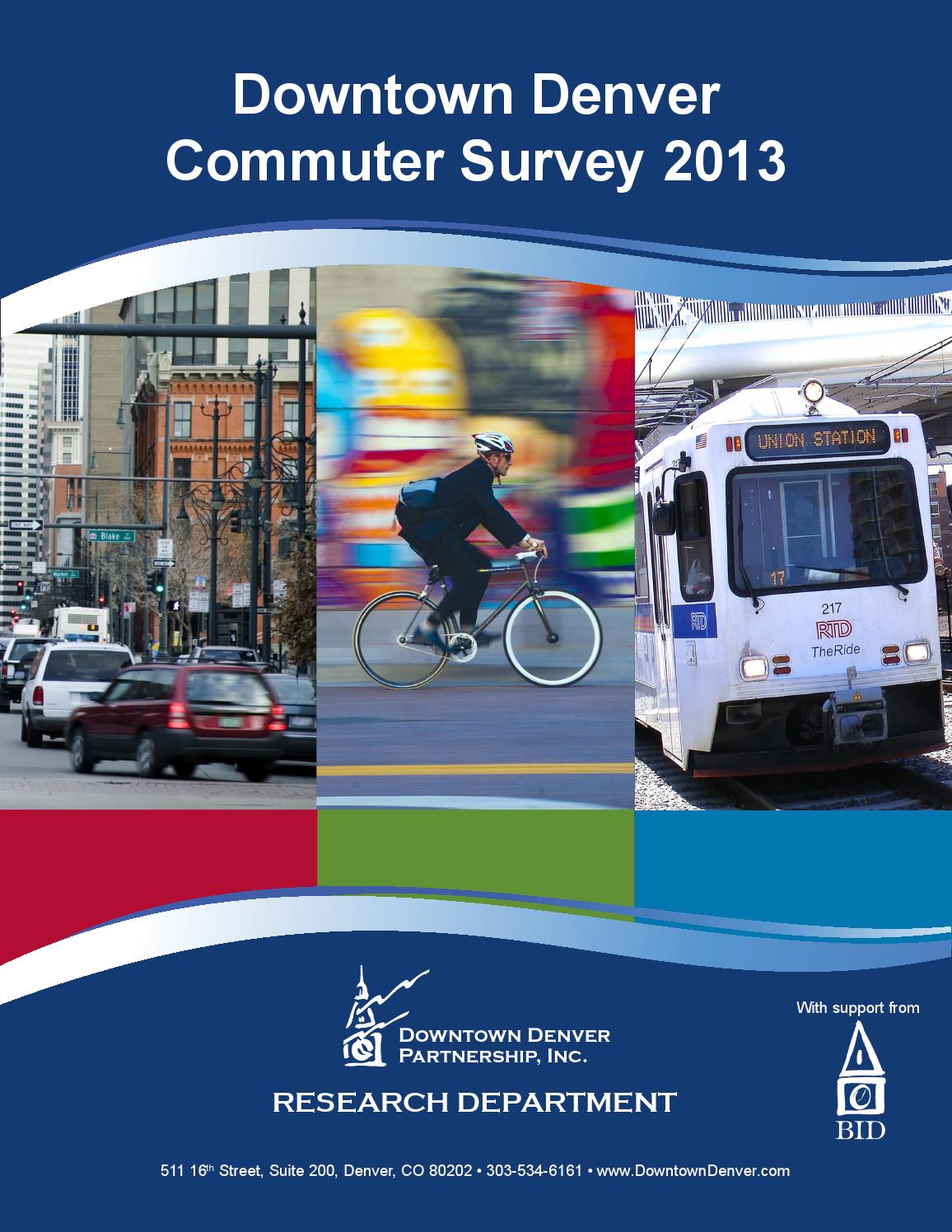 Downtown Denver Commuter Survey 2013 by DowntownDenver - Issuu