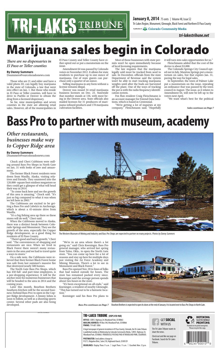 Trilakes Tribune 0108 by Colorado Community Media - Issuu