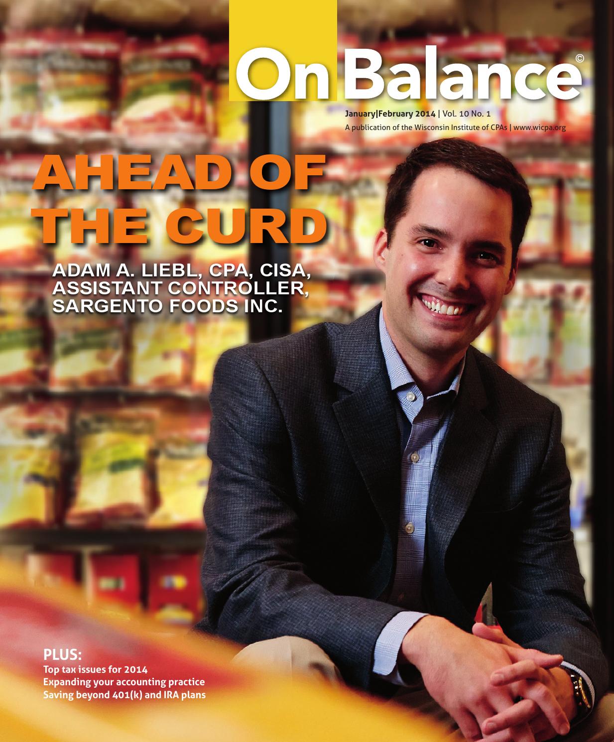 2014 On Balance January|February by WICPA - Issuu