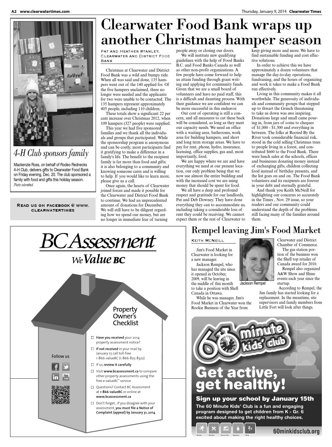 Clearwater Times, January 09, 2014 by Black Press Media Group - Issuu