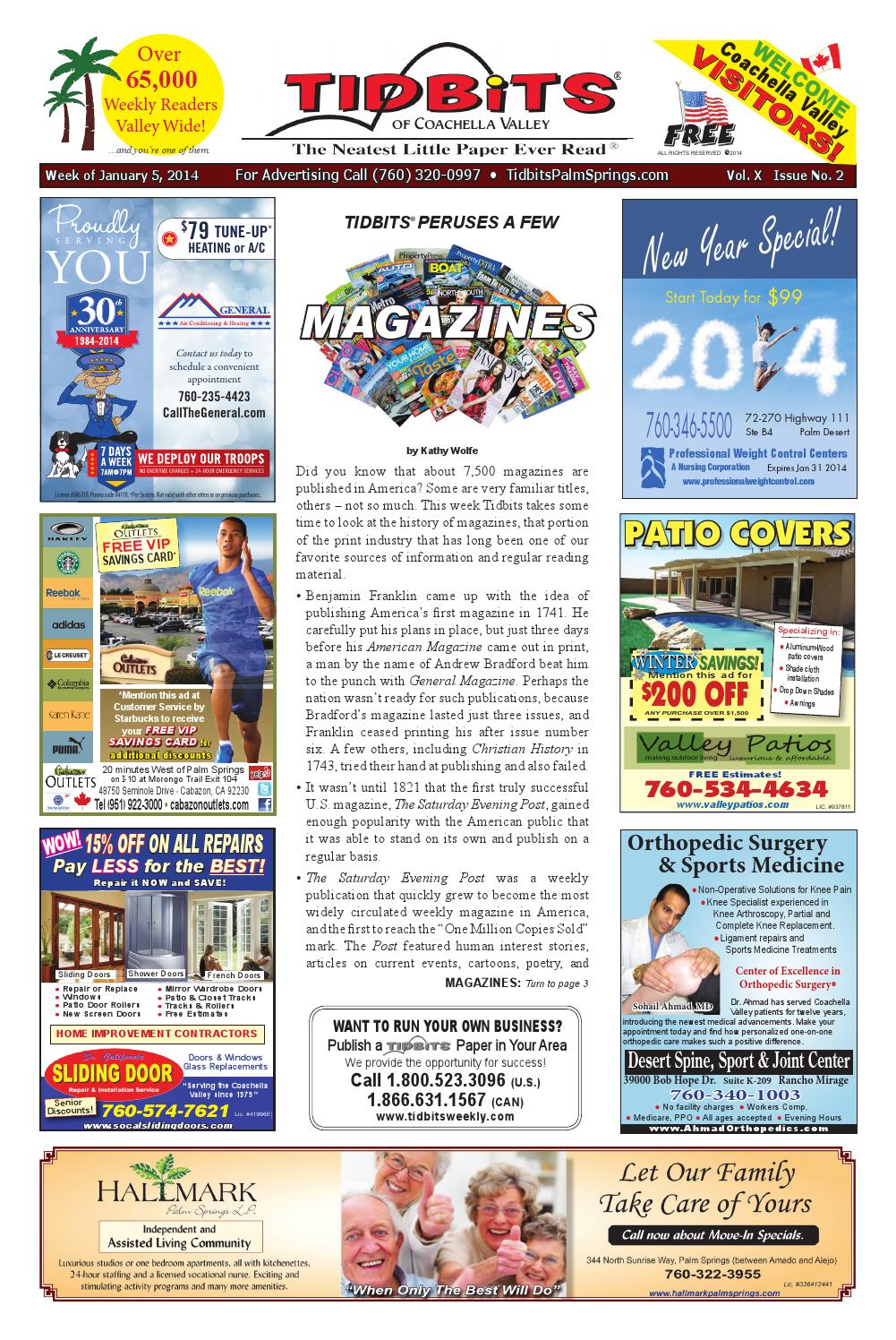 Vol. 10: #2 • Tidbits Peruses a Few Magazines • (1/5/2014) Tidbits of ...