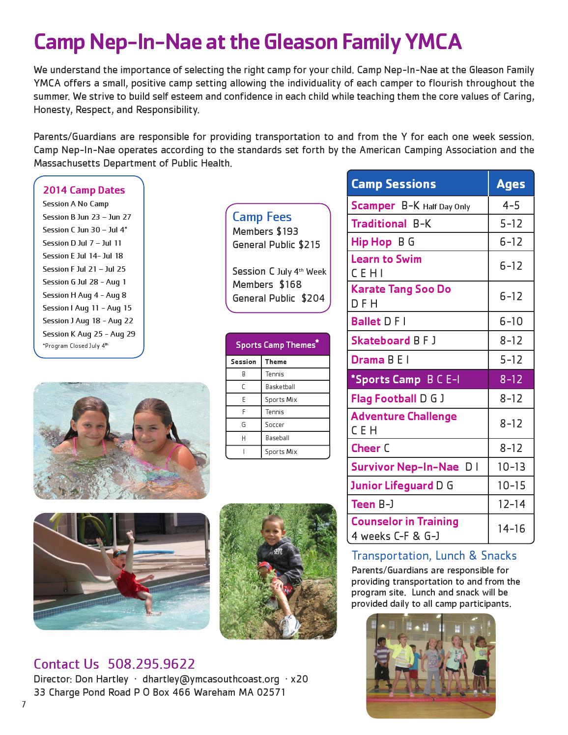 2014 YMCA SOUTHCOAST Camp Brochure by YMCA SOUTHCOAST - Issuu
