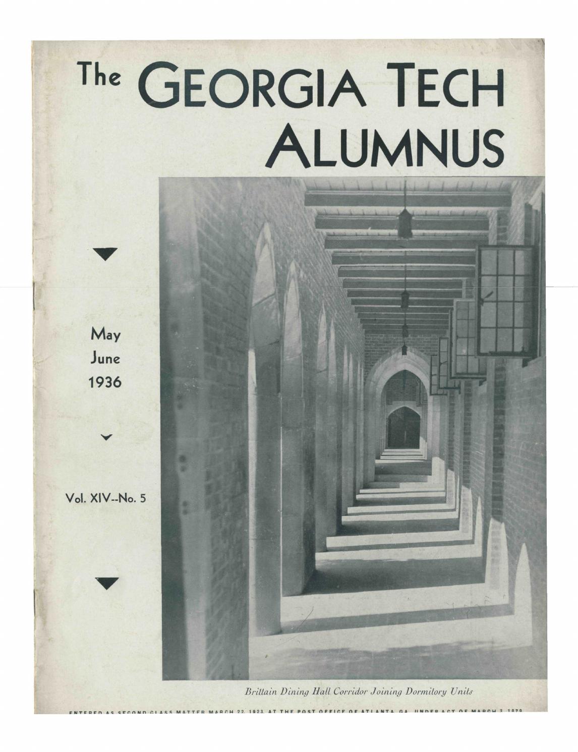 Georgia Tech Alumni Magazine Vol. 14, No. 05 1936 by Georgia Tech ...
