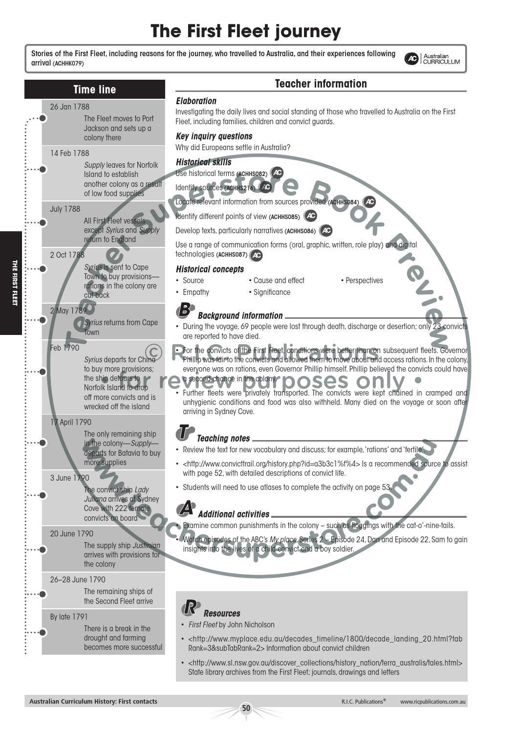 Australian Curriculum History - Year 4 by Teacher Superstore - Issuu