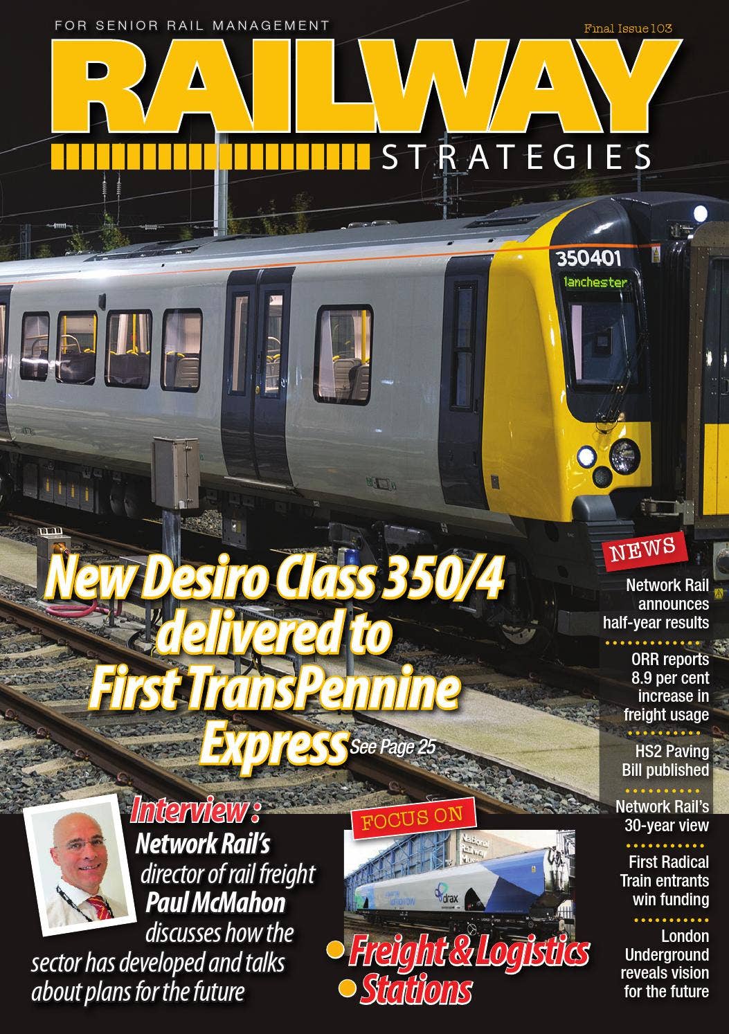 Railway Strategies Issue 103 Final Edition by Finelight Media Group - Issuu