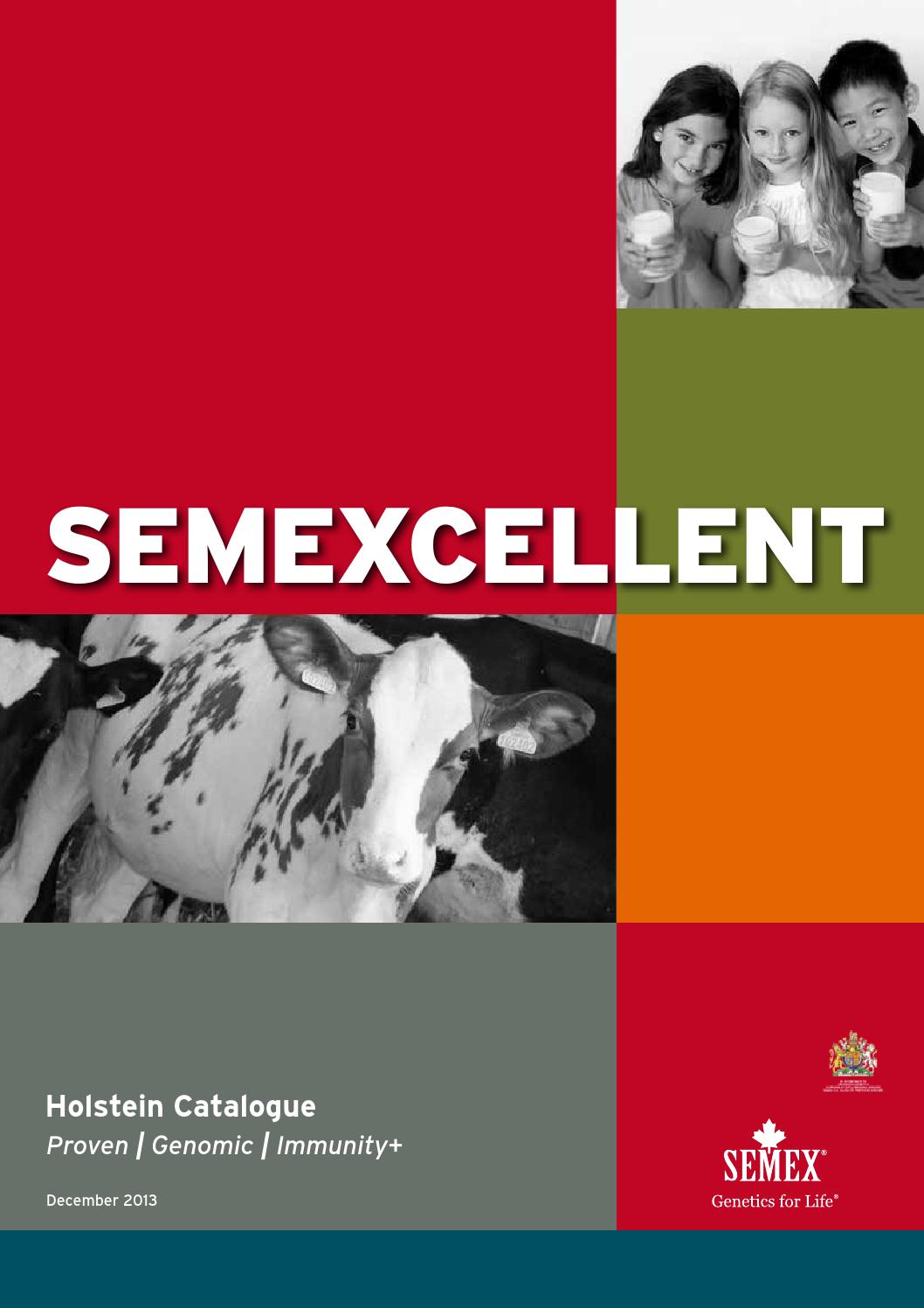 Semex UK - Holstein Sire Directory December 2013 by Semex - Issuu