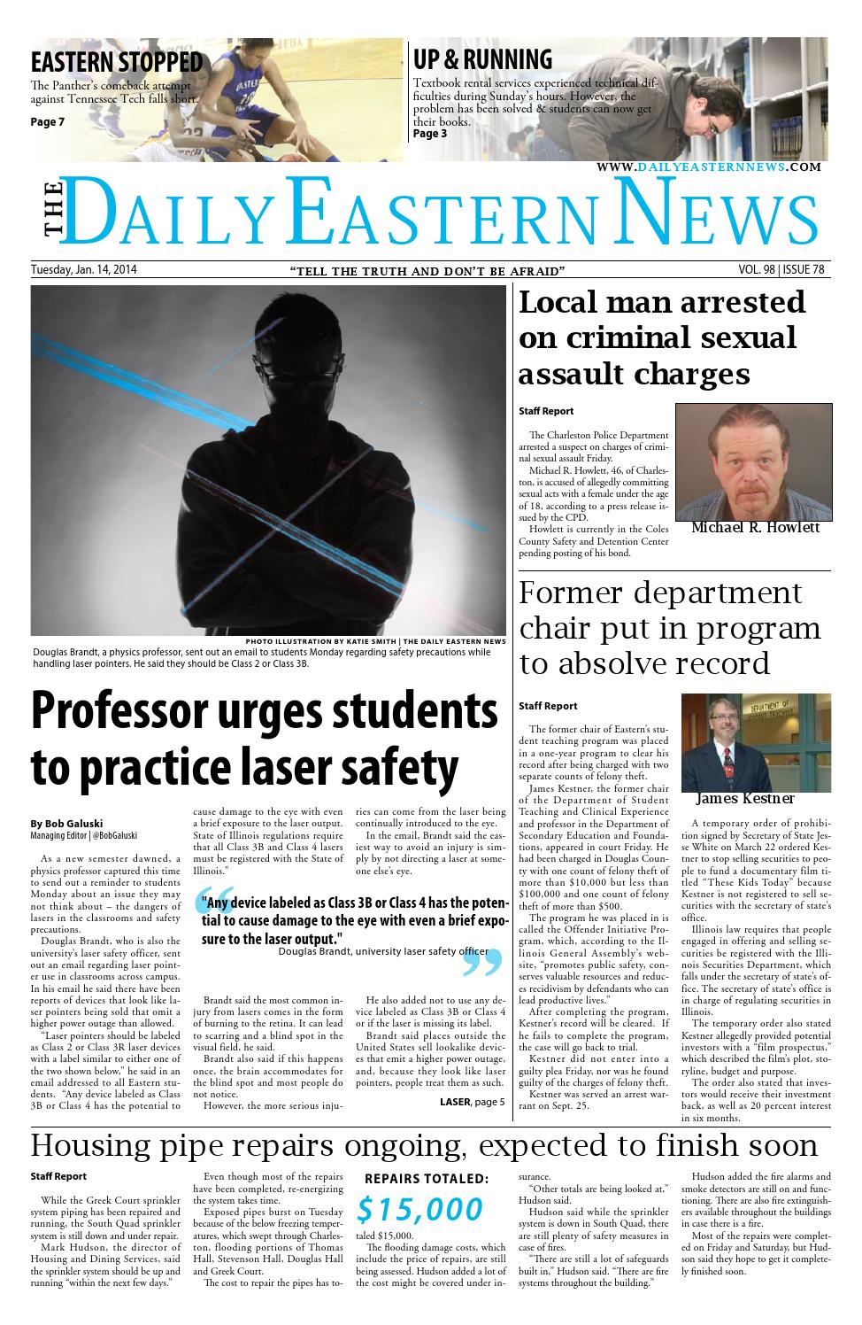 Issue 78 by The Daily Eastern News - Issuu