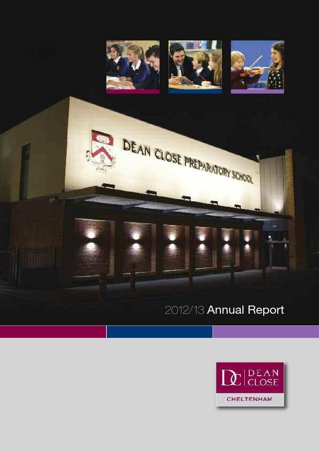 Dean Close School Annual Report 2012-2013 by Dean Close School - Issuu