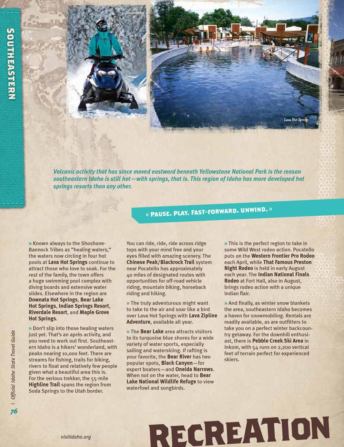 Idaho Travel Guide 2014 by Visit Idaho - Issuu