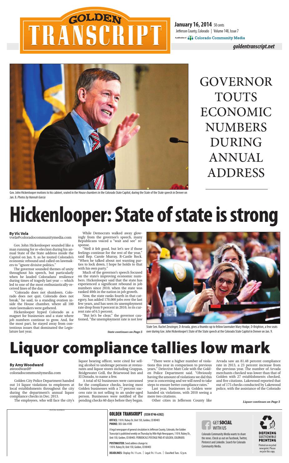 Golden transcript 0116 by Colorado Community Media - Issuu