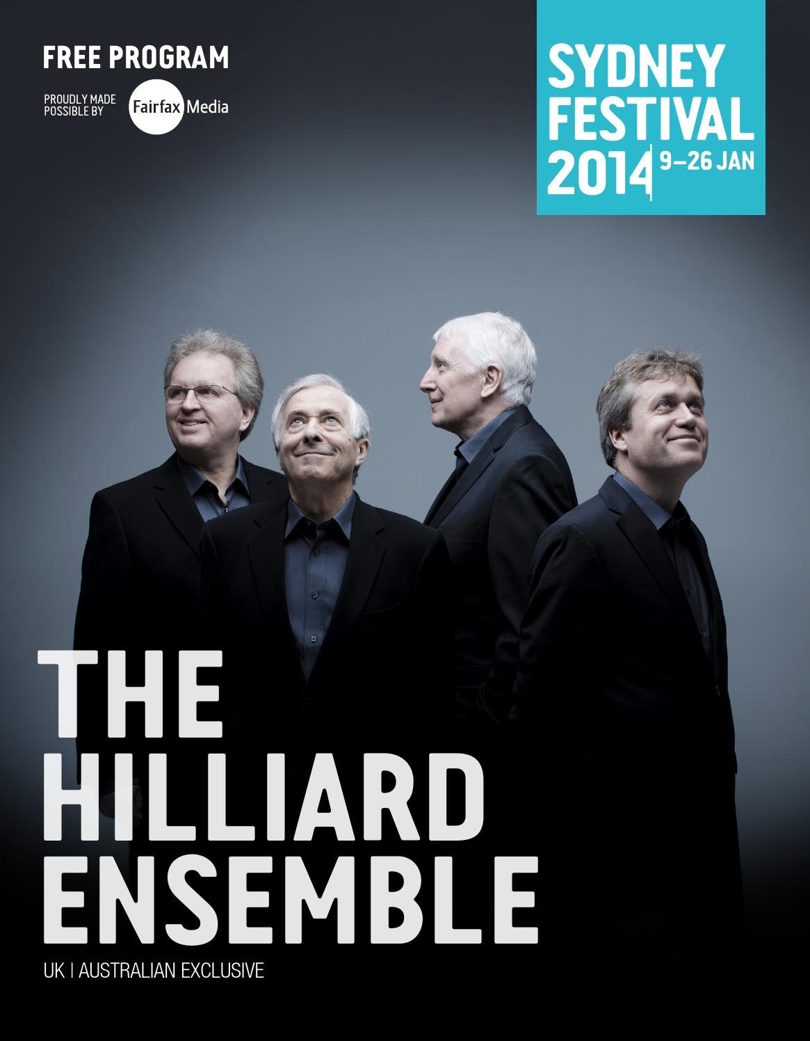 The Hilliard Ensemble Program by Sydney Festival - Issuu