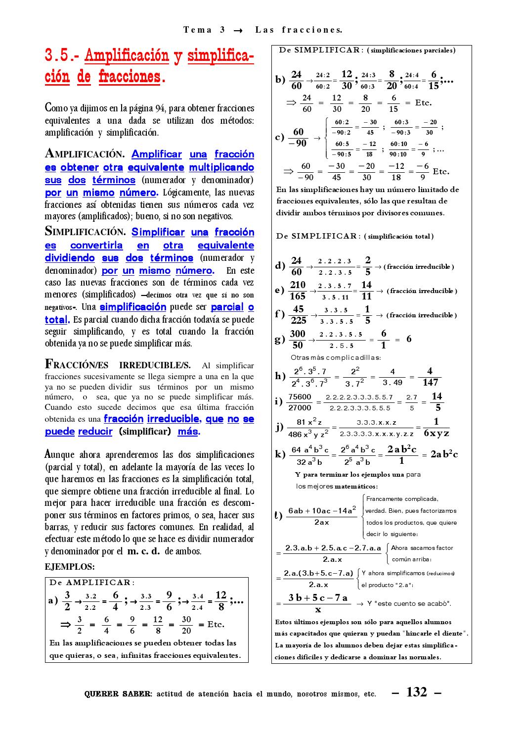Cuadernillo: Fracciones teoria ejercicios y problemas by Gema Alarcos ...